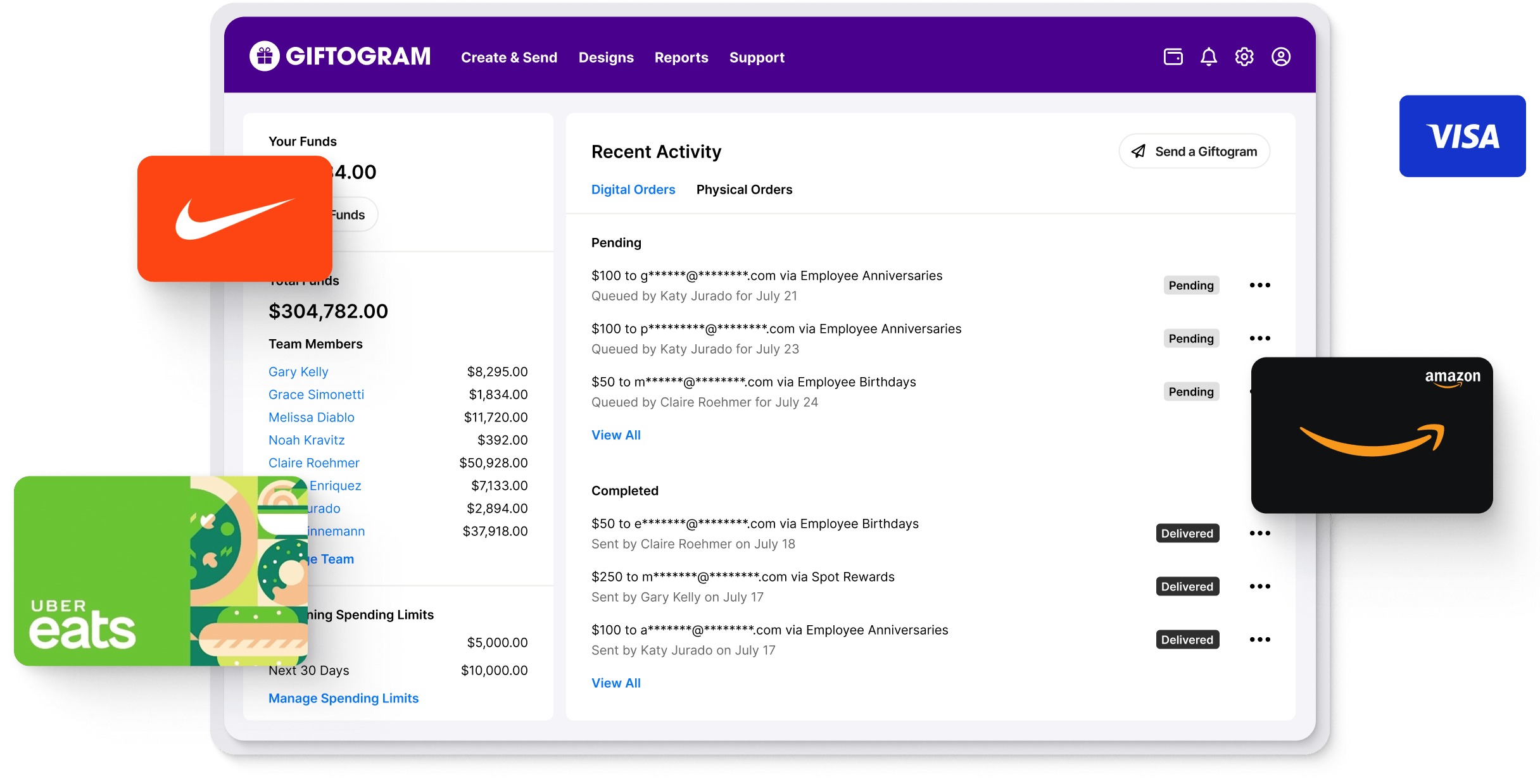 Enterprise-Class Reward and Payout Solutions - Giftogram
